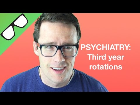 Psychiatry: Third year rotations