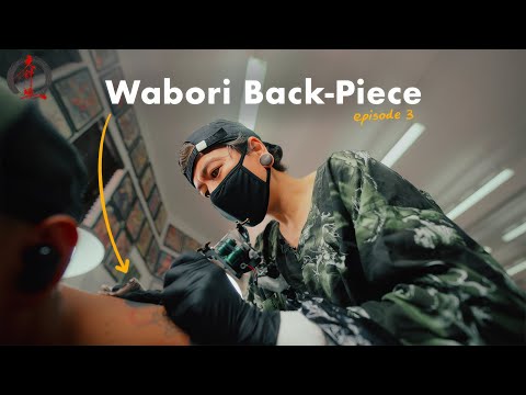 Starting A New Japanese Tattoo Project - Shading Waves & Koi [JPN SUBS]