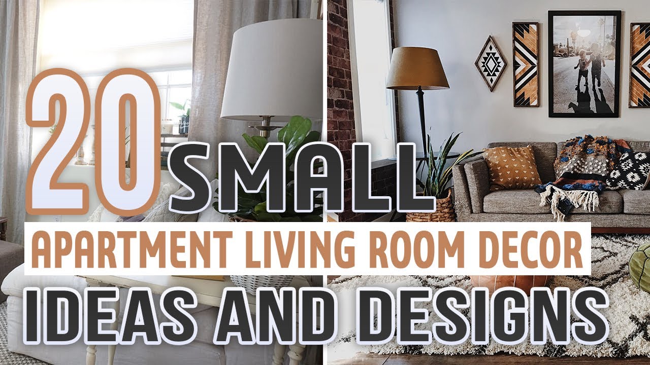 20 Small Apartment Living Room Decor Ideas and Designs