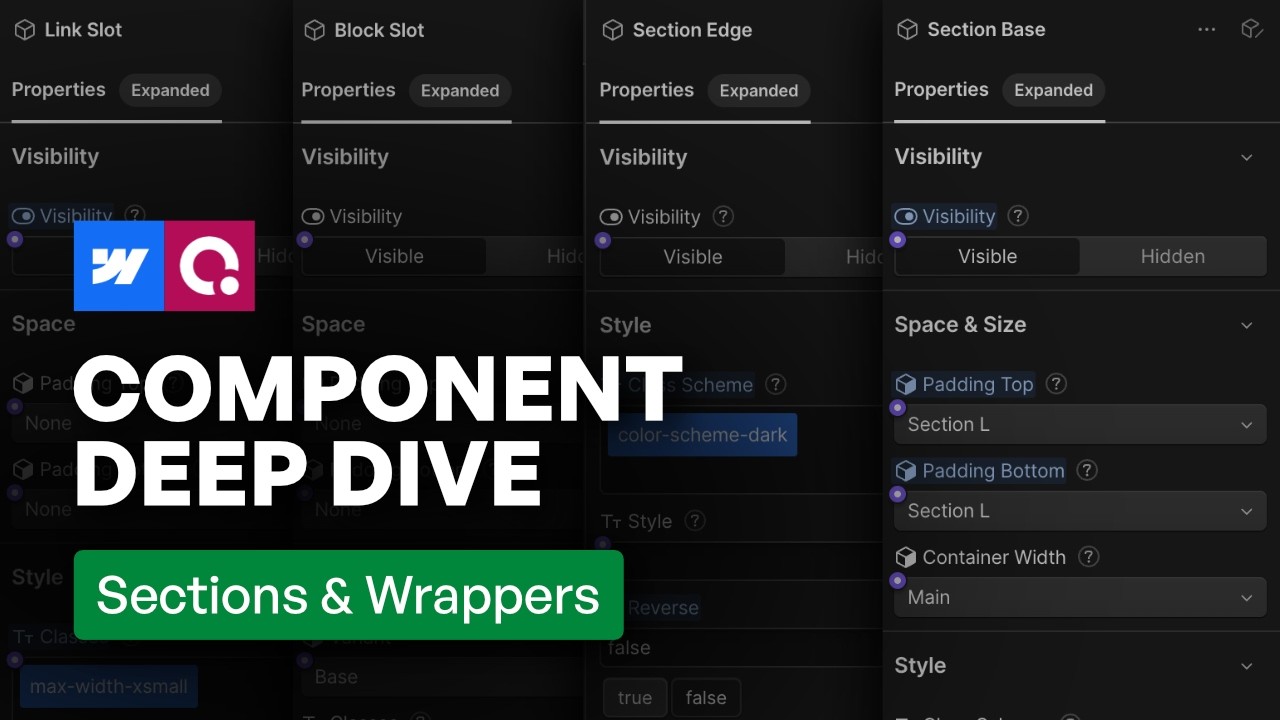 Mastering Sections & Wrappers in Webflow (Component Deep Dive)