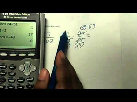 Multiplying Fractions on TI Calculator (PS ILoveMath)