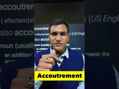 How to pronounce #accoutrement correctly | Maning | #HowToSay