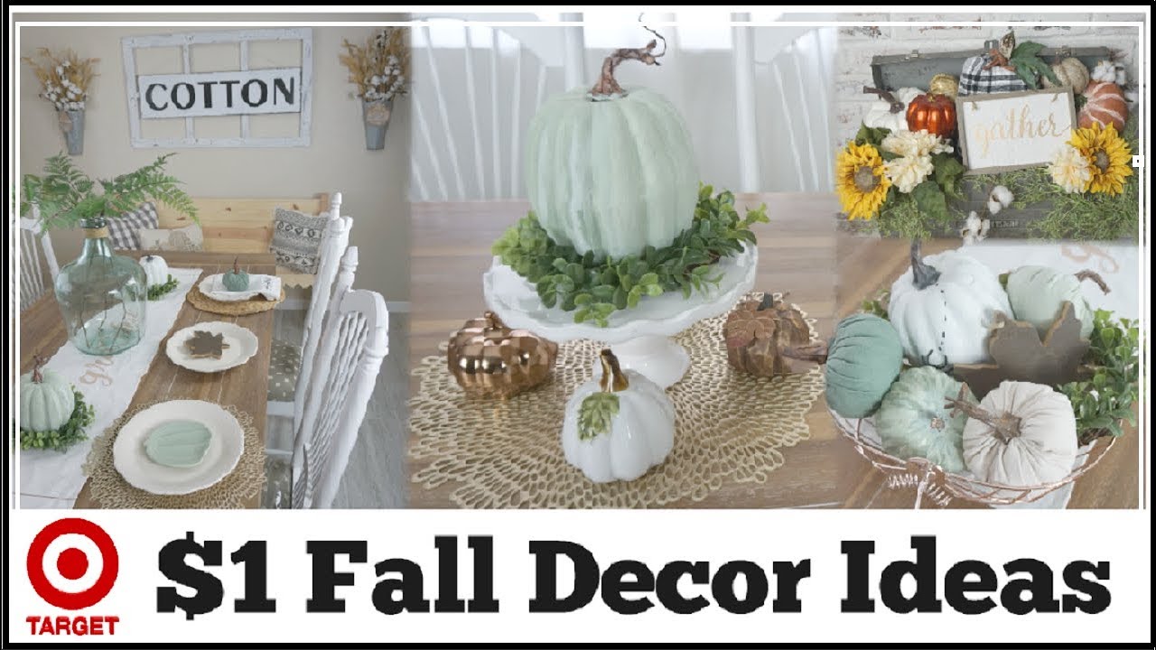 Fall Decor Ideas | DIY Fall Dollar Spot & Dollar Tree Centerpiece Ideas | Momma From Scratch