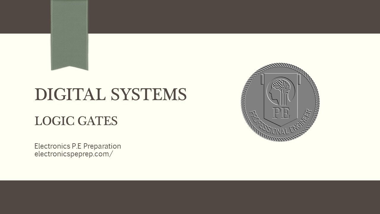 Electronics P.E Prep - Logic Gates
