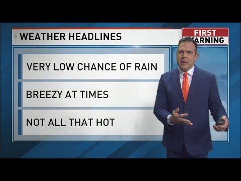 Summer heat builds with a chance of surprise rain