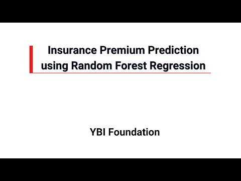 Insurance Premium Prediction | Random Forest Regression | Python | Project | Real World | Hands-On