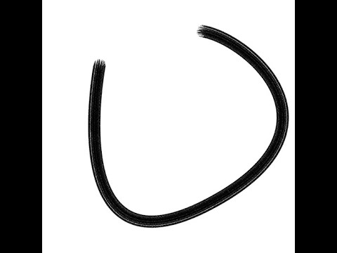 Stroke path- Making a brush mark along a curve path in Photoshop 2020