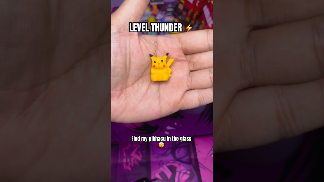 Find my pikhacu in the glass #pikachu #pikachuvmax #challenge #fungame #dance #roblox #beats