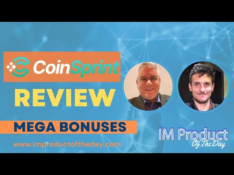 CoinSprint Review + Award-Winning Bonuses To Make It Work FASTER (Worth $997)!