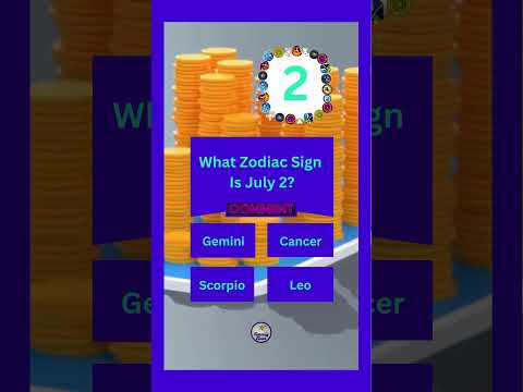 July 2 Zodiac Sign #quiz #zodiacsigns