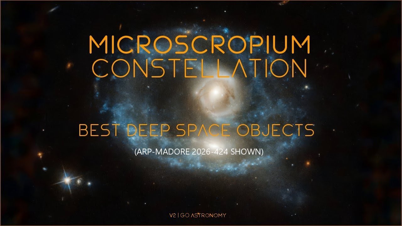 Microscopium Constellation: Best deep sky objects [v2 refresh]