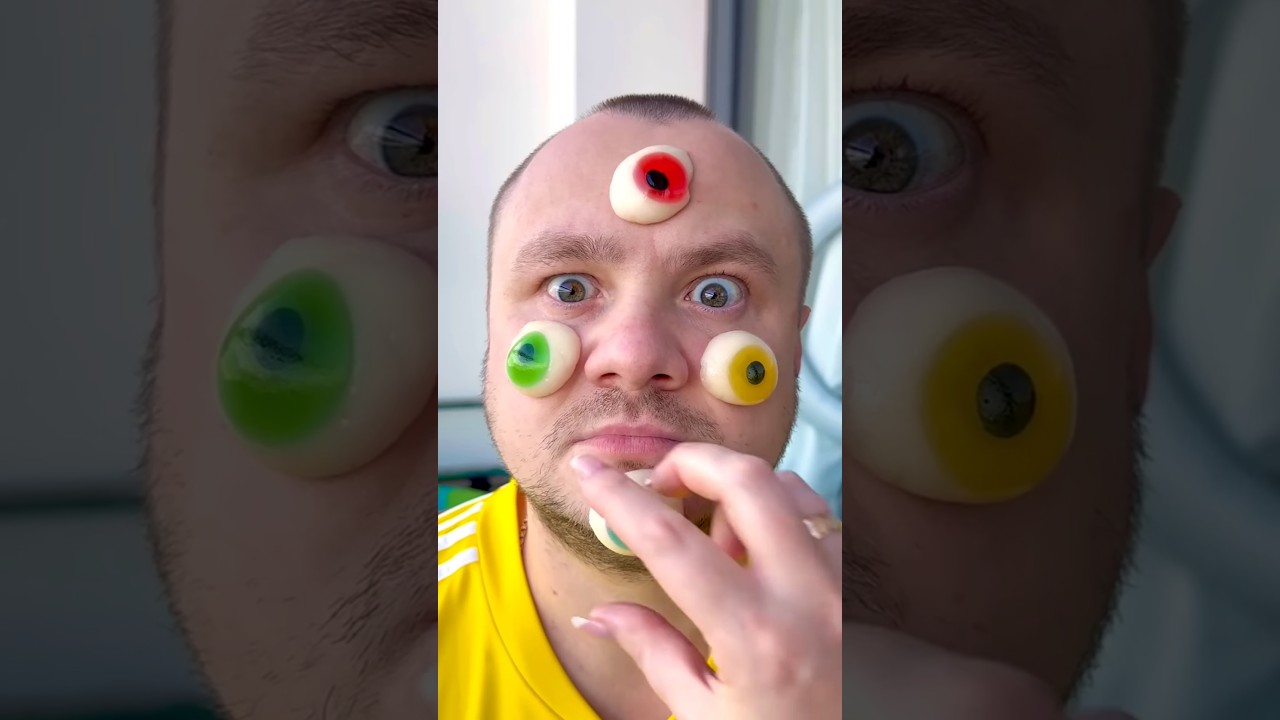 What ah oh wigiguvuvth jelly eyball #funny #comedy #fun3302😱🍩😭🍩Q