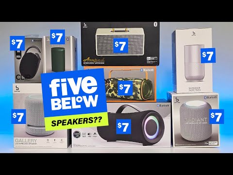 Testing EVERY $7 Bluetooth Speaker from Five Below!