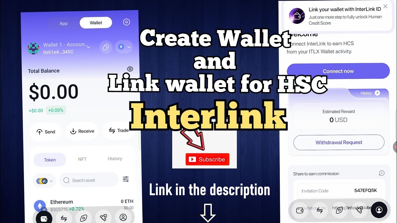 Interlink Wallet | How to create your wallet and link it with your mining for HCS