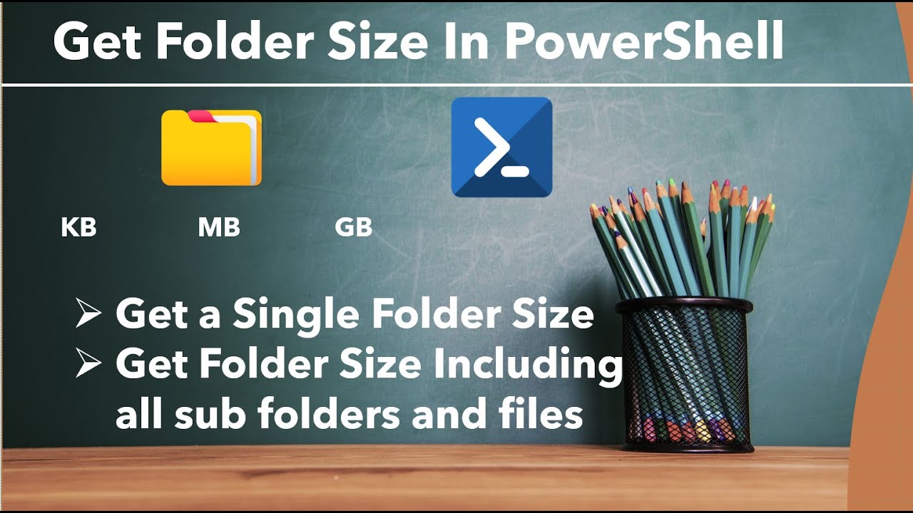 PowerShell - Get Overall Folder Size
