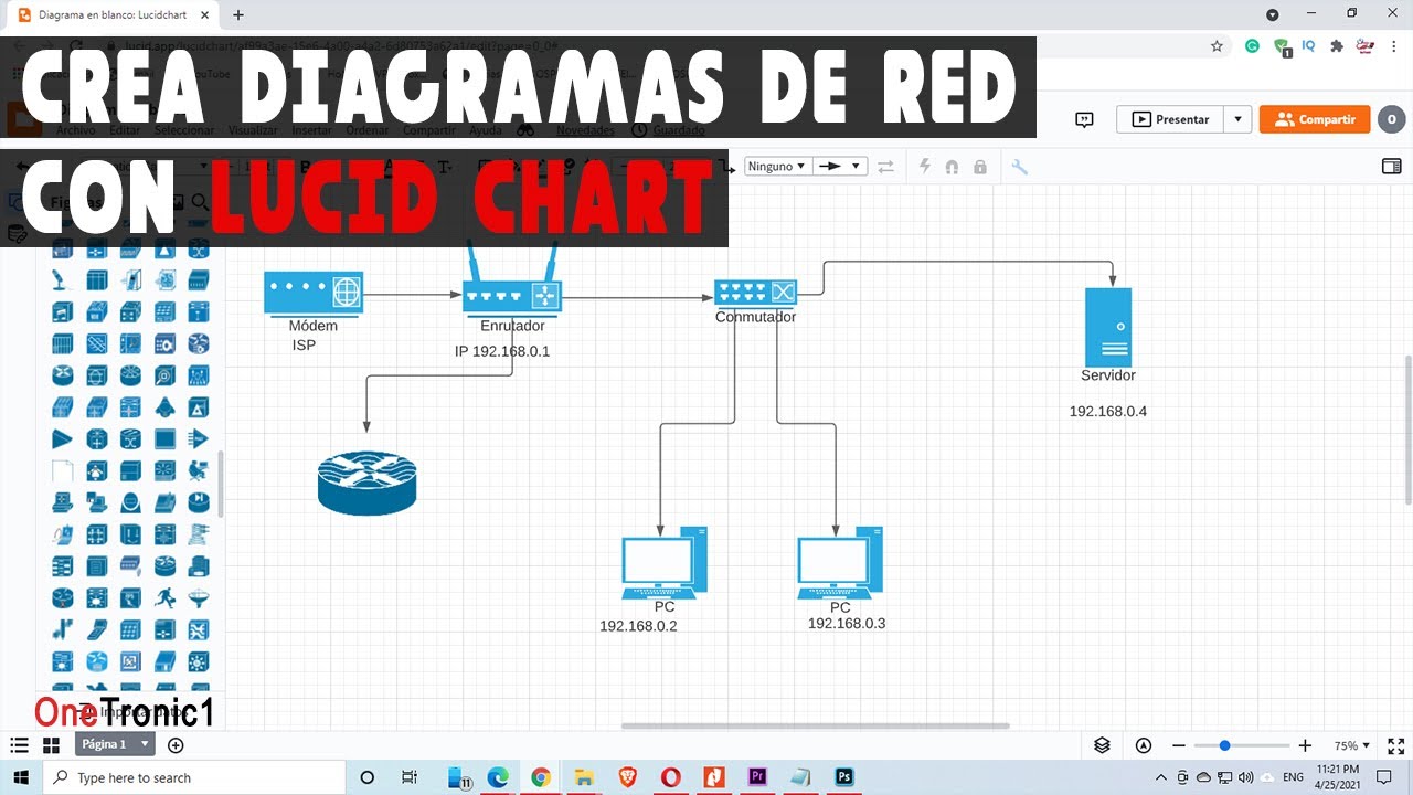 Cómo crear diagramas de red gratis !!!