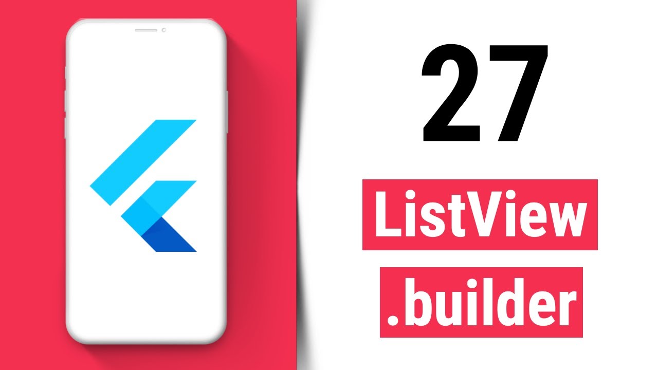 ListView.builder Flutter Tutorial for Beginners