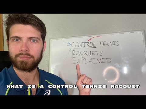 What is a control tennis racket?