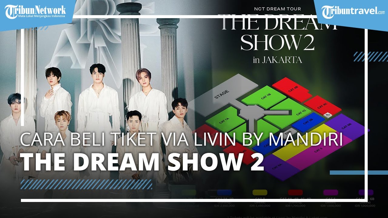 Simak Cara Beli Tiket Konser NCT Dream The Dream Show 2 Via Aplikasi Livin By Mandiri - Tribun Video