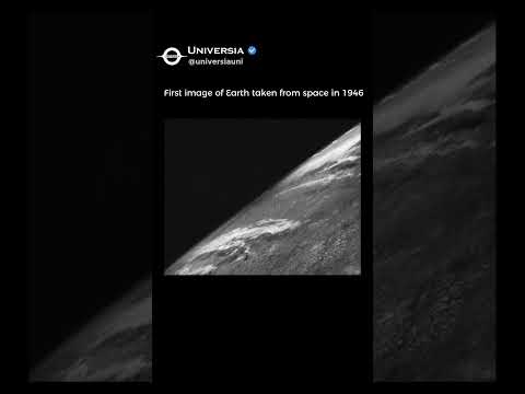 First Photo of Earth from Space – 1946! 🌍📸