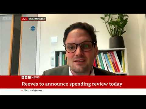 Harry Quilter-Pinner on BBC News ahead of the Spending Review