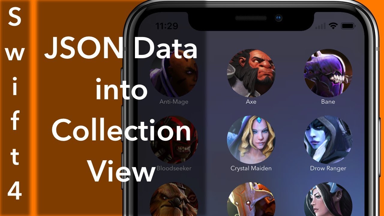 JSON Data into Collection View with Images(Swift 4 + Xcode 9.0)