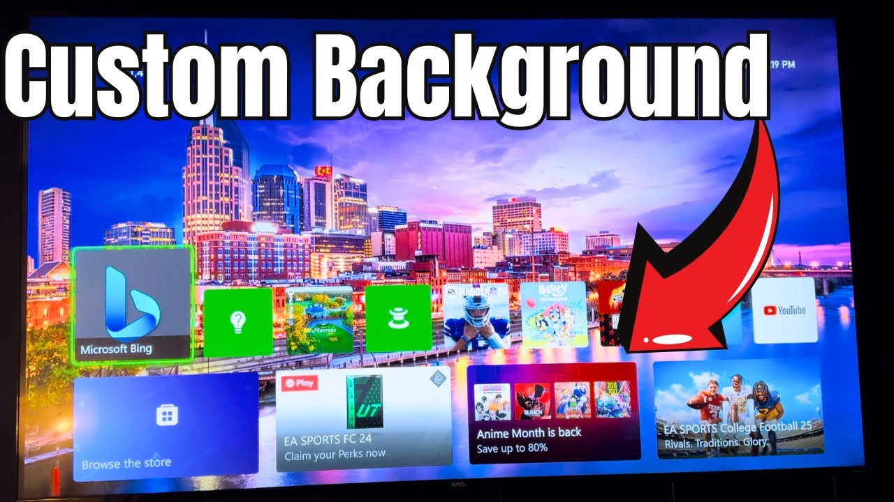 How to get a custom wallpaper on your Xbox Home Screen! Fast and Easy