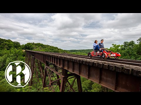 Ride the rails on the new Rail Explorers & Scenic Valley Railroad attraction in Boone