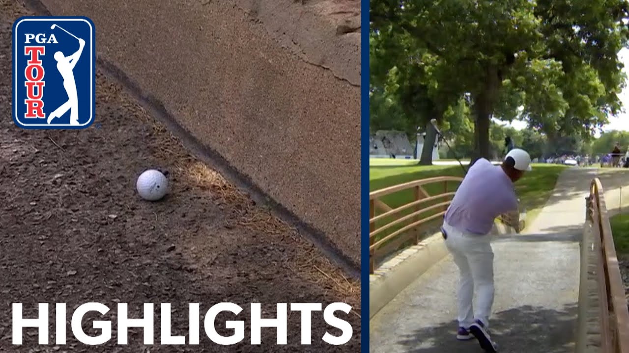 Michael Block continues to wow with recovery shot off bridge