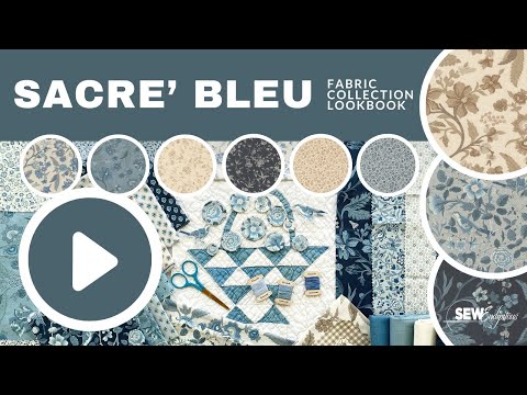 Sacré Bleu Fabric Collection by French General
