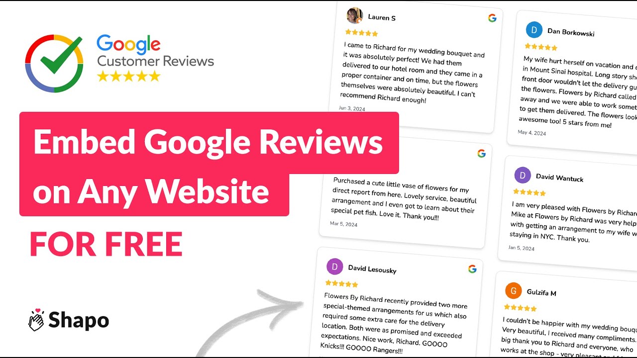 How to Embed a Free Google Review Widget on Your Website (2025)