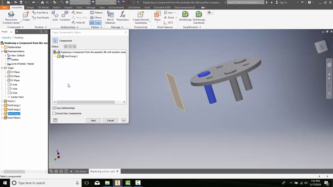 09 Copying Subassemblies or Components of an Assembly