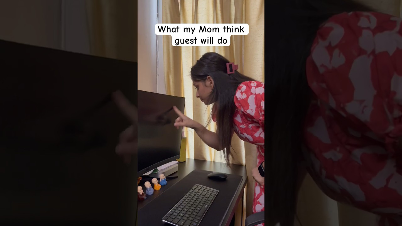 What my mom think guest will do😂 | #shorts #trending #viral