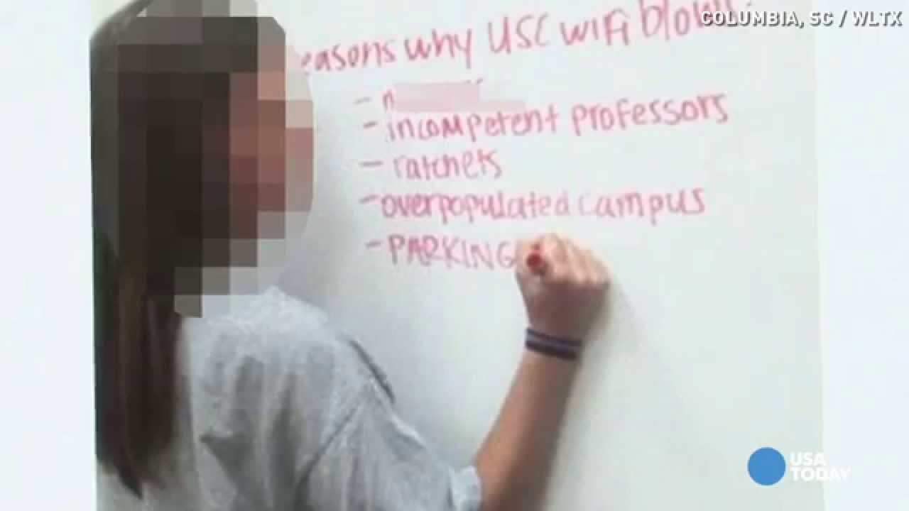 College student suspended for photo showing racial slur