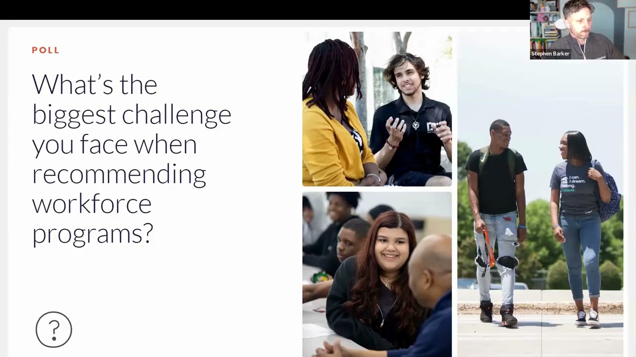 Webinar: Workforce Development, Alternative Pathways to Support Student Success
