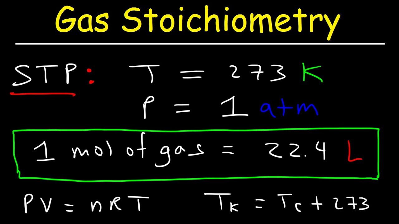 Gas Stoichiometry Problems