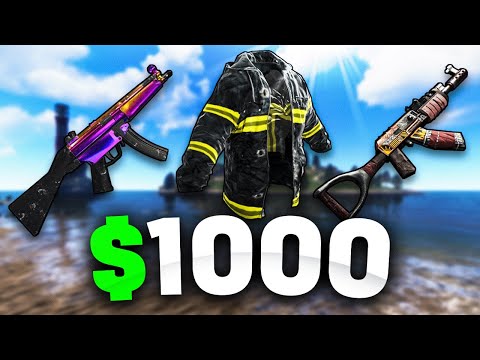 Redepositing TO WIN RARE RUST SKINS! - rust gambling