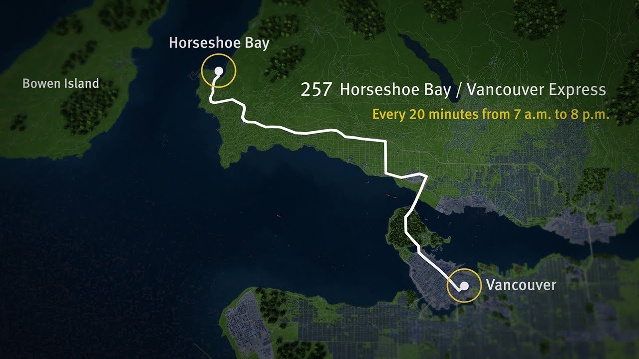 Fall 2018 Transit Service Changes – Horseshoe Bay/Vancouver