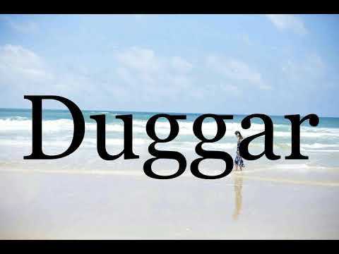 How To Pronounce Duggar🌈🌈🌈🌈🌈🌈Pronunciation Of Duggar