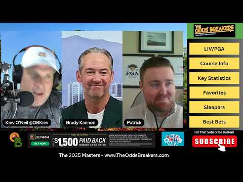 The 2025 Masters Tournament with Brady Kannon @lasvegasgolfer & Patrick Gates @Gatorbetting
