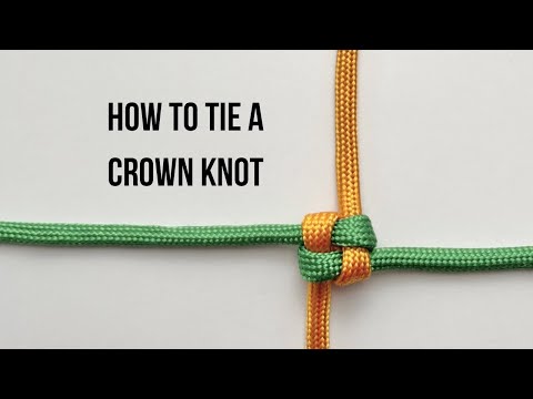 How to tie a Crown Knot