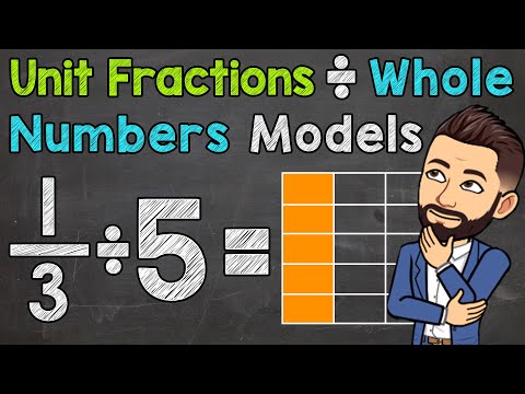 Unit Fractions Divided by Whole Numbers Models | Modeling Dividing Fractions