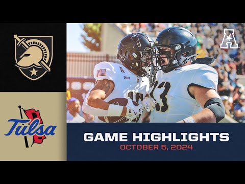 Game Highlights: Army vs Tulsa (October 5, 2024)