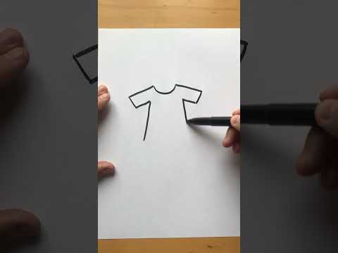 How to draw a T-shirt
