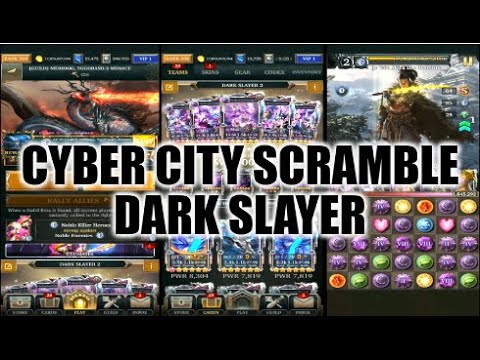 Legendary Game Of Heroes: Cyber City Scramble Event Gameplay/Team Testing (Dark Slayer)