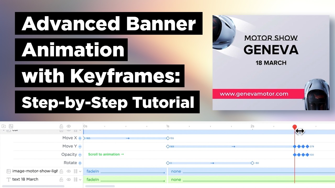 Advanced HTML5/MP4 Banner Animation with Keyframes: Step-by-Step Tutorial - Bannernow.com