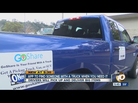 GoShare App Helps You Find A Truck