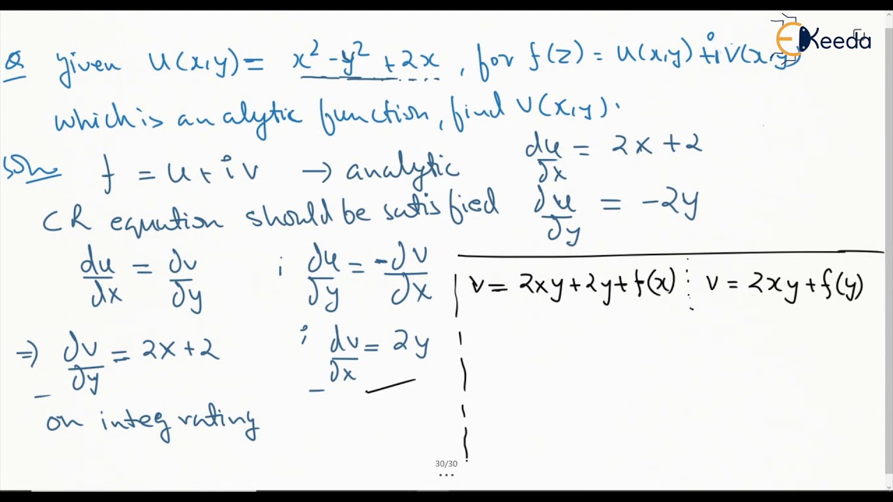 Solving Analytic Function Problems : GATE Engineering Mathematics Question 2