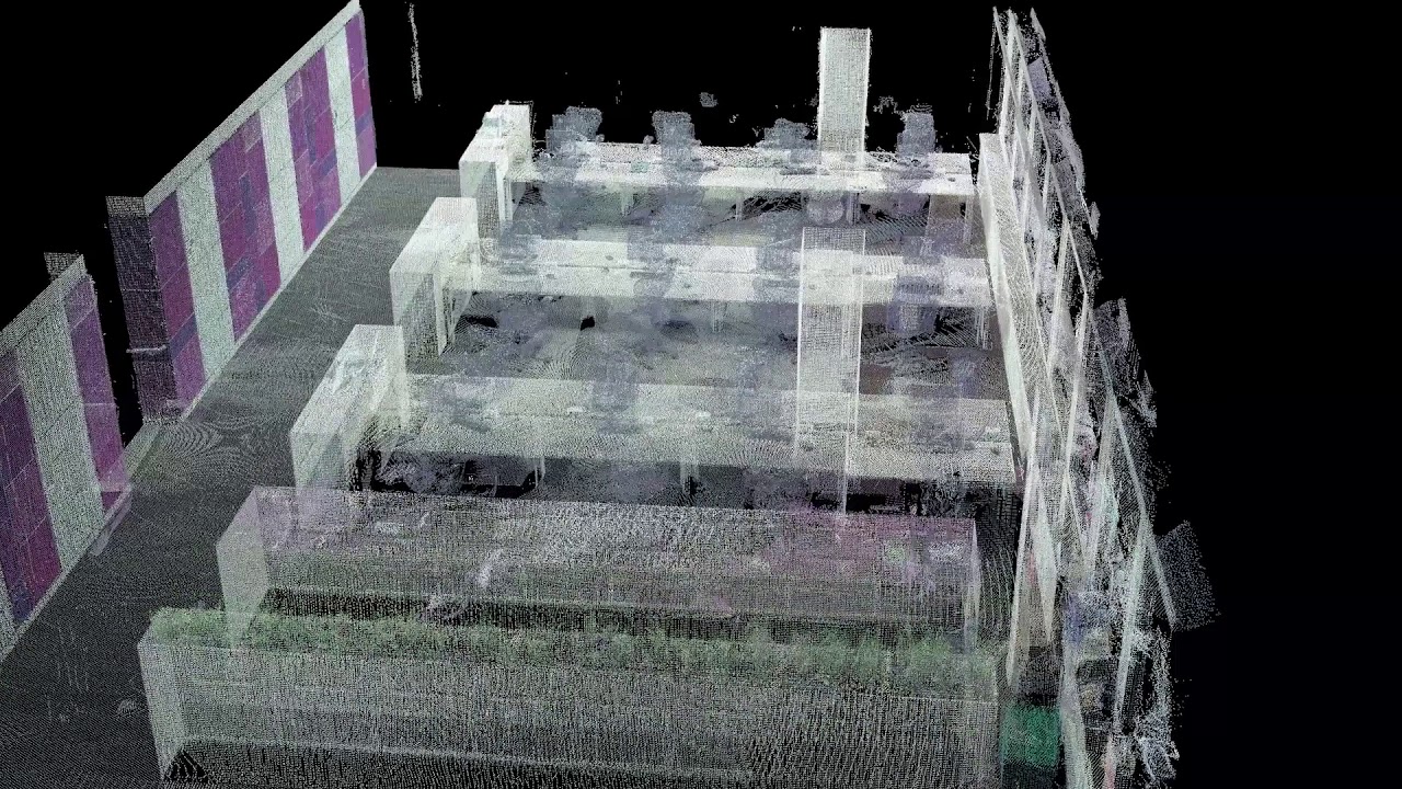 3D point cloud data processed using Vercator technology