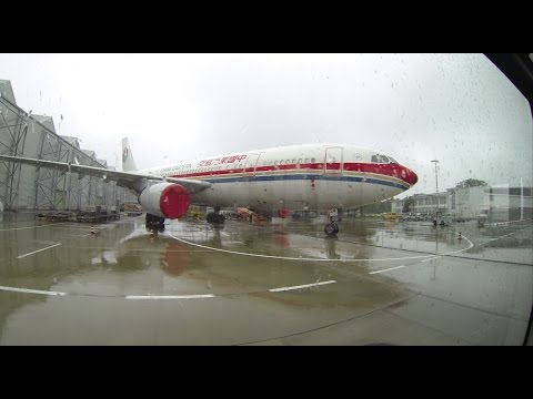 Flughafen Dresden - Vorfeld - Wetterwarte - Landung Boeing
